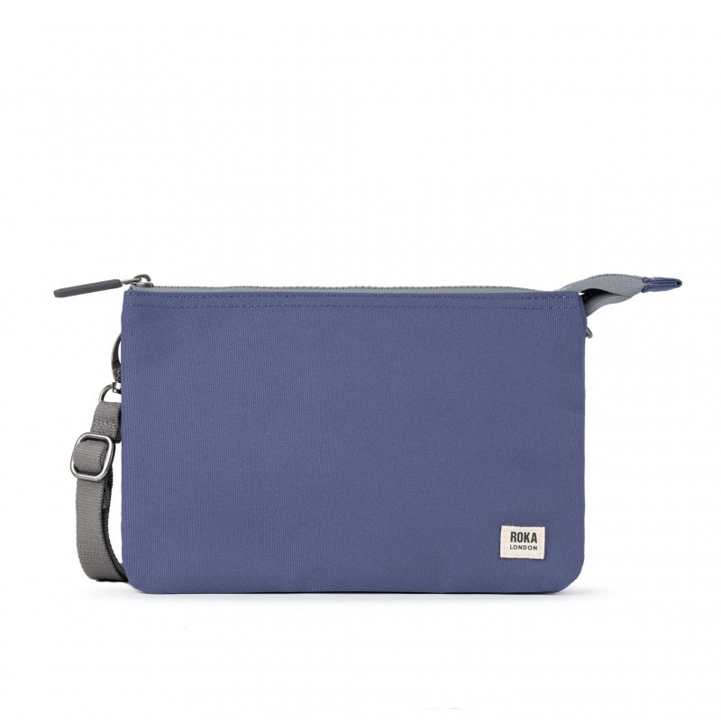 Roka London Carnaby Crossbody XL Canvas Purple (Future Dusk)