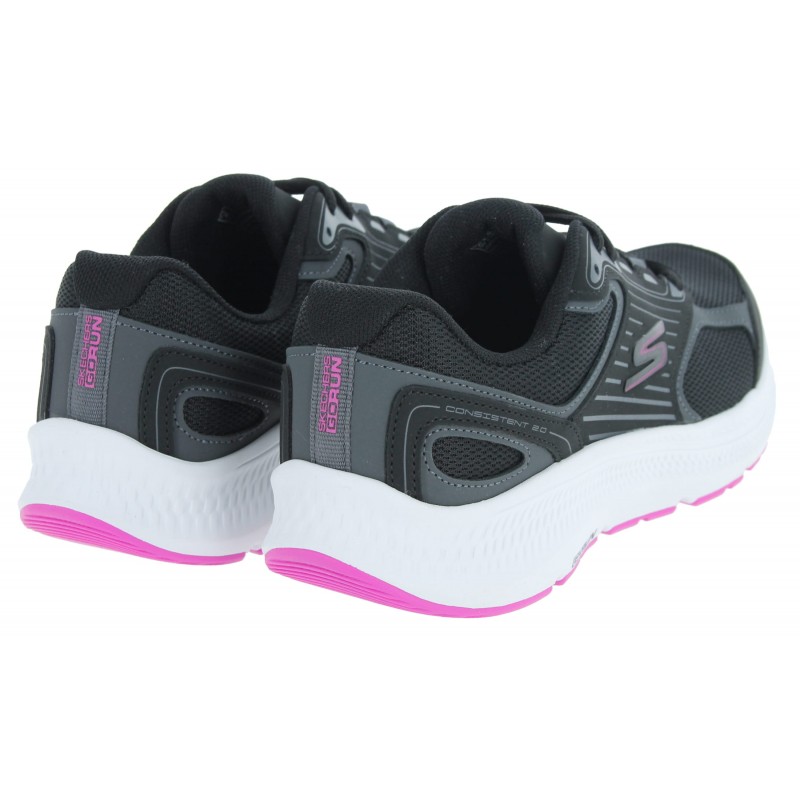 Skechers Go Run Consistent 2.0 Grey Training Shoe | Performance Comfort